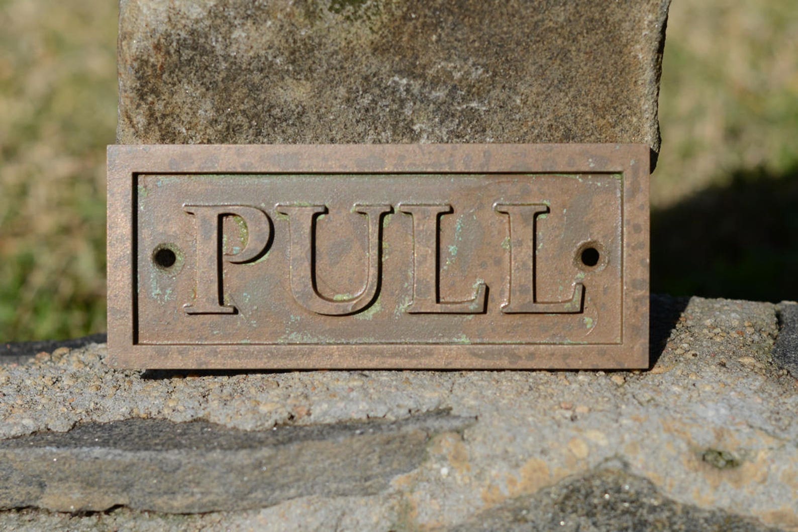 PUSH Door Sign & PULL Door Sign. Vertical or Horizontal. Small, New ...
