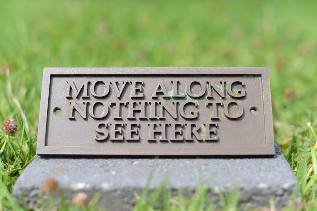MOVE ALONG Nothing to See Here. Funny Door Sign. Police Quote. Funny ...