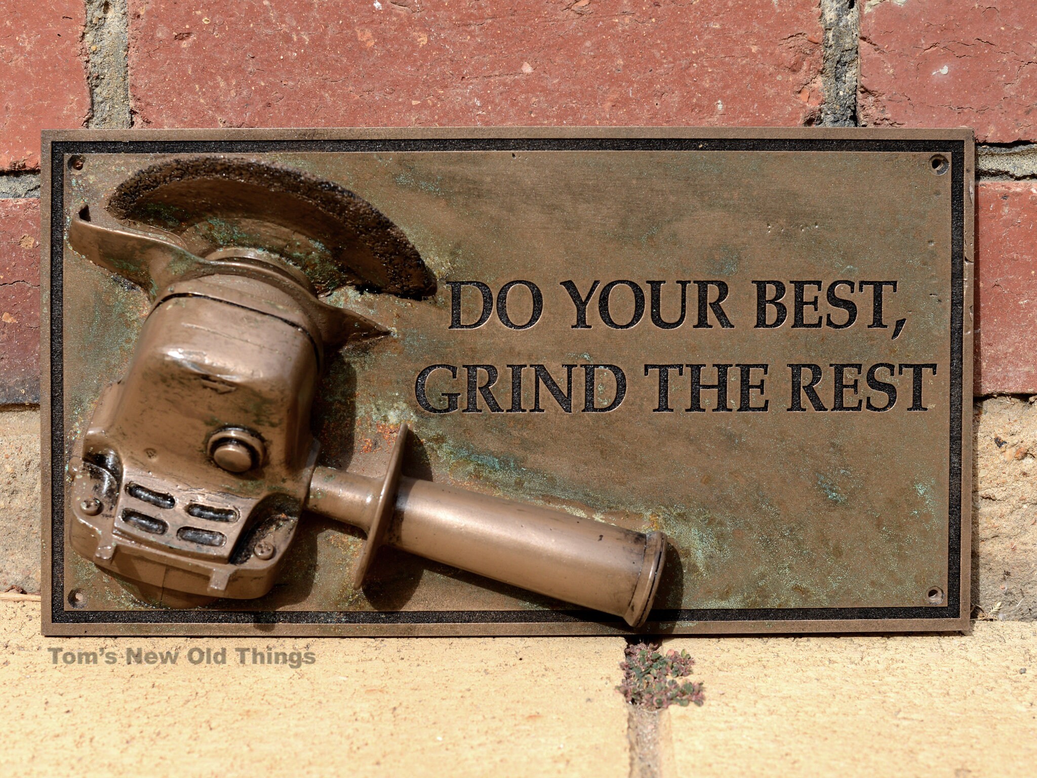 Do Your Best, Grind the Rest Sign. Funny Gift Sign for Welders ...