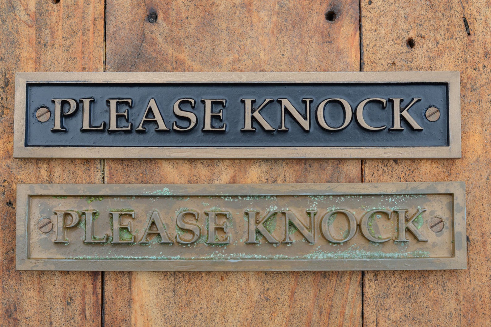 PLEASE KNOCK Door Sign. Front Door Sign. Old Style, Vintage, Victorian ...