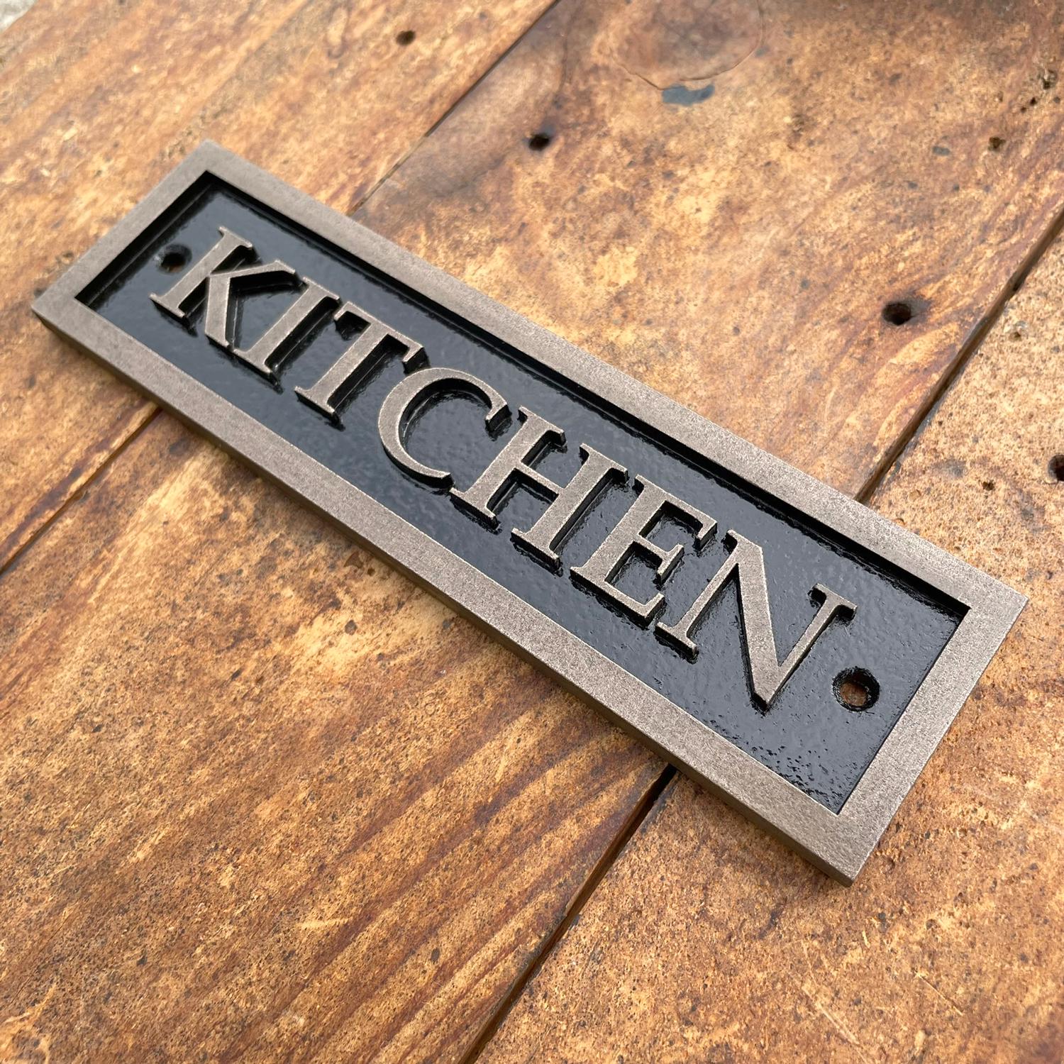 KITCHEN Door Sign. Victorian Style, New, Old Rustic Western Home ...
