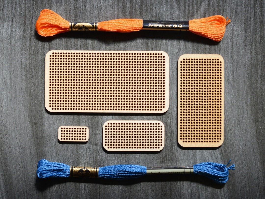 Rectangle Shaped Plywood Cross Stitch Blanks, Embroidery Blank. 4,3,2,1 ...