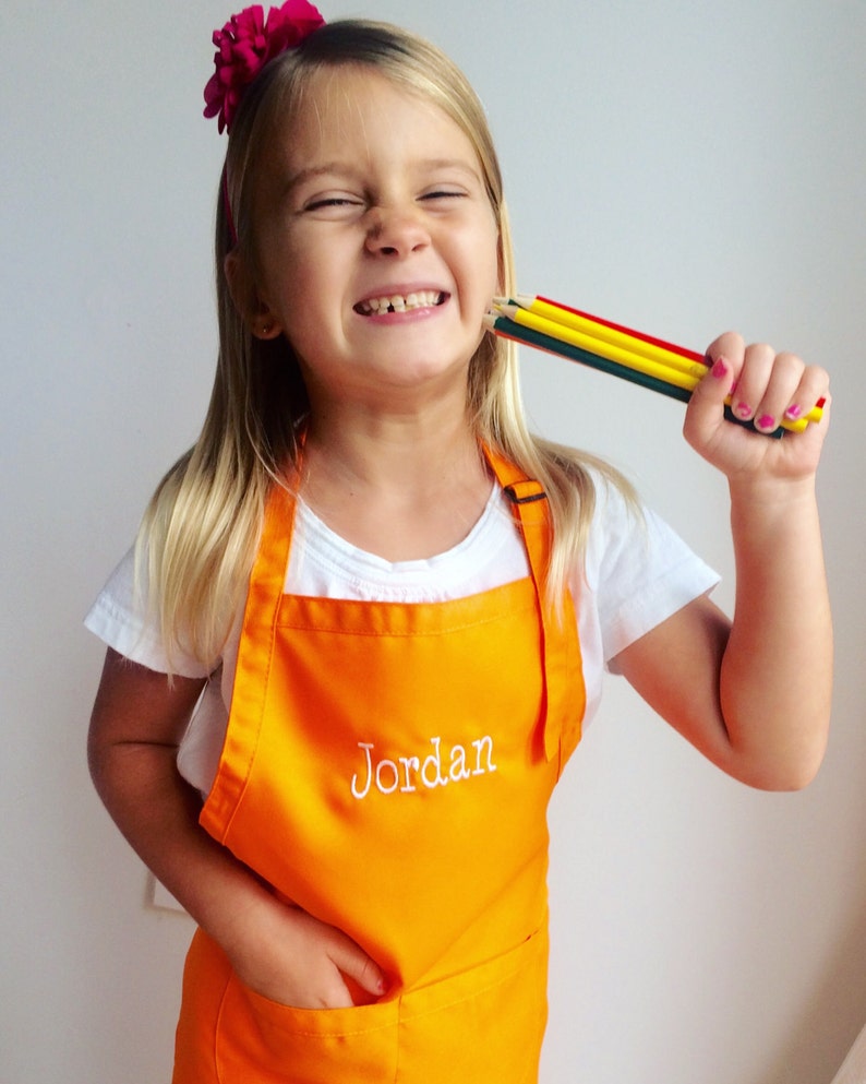 Aprons for Kids Kids Apron Kids Art Smock Art Party Baking | Etsy
