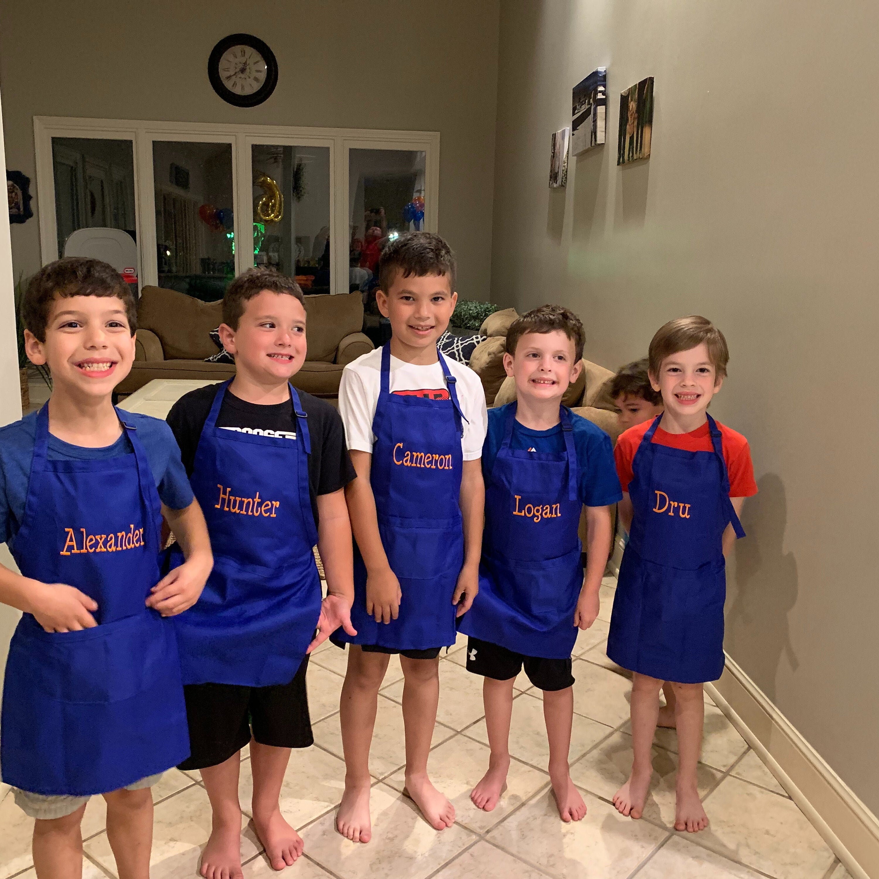 Aprons for Kids Kids Apron Kids Art Smock Art Party Baking - Etsy