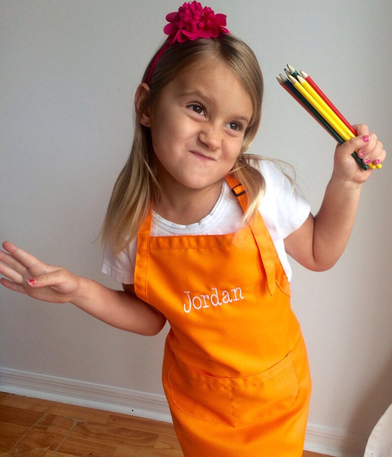 Aprons for Kids Kids Apron Kids Art Smock Art Party Baking | Etsy