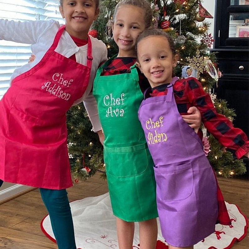 Aprons for Kids Kids Apron Kids Art Smock Art Party Baking - Etsy