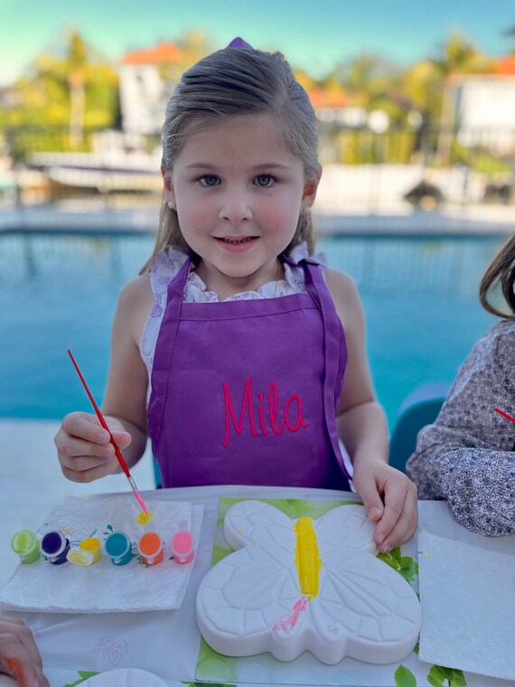 Aprons for Kids Kids Apron Kids Art Smock Art Party - Etsy