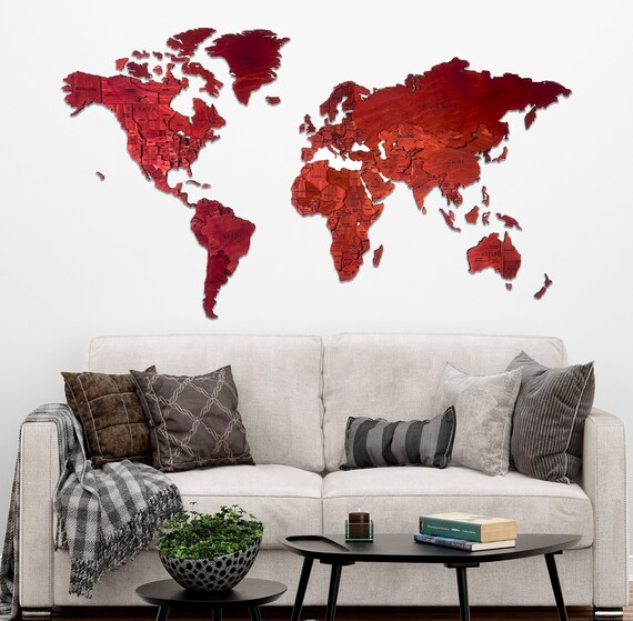 Red Giant World Map Decal