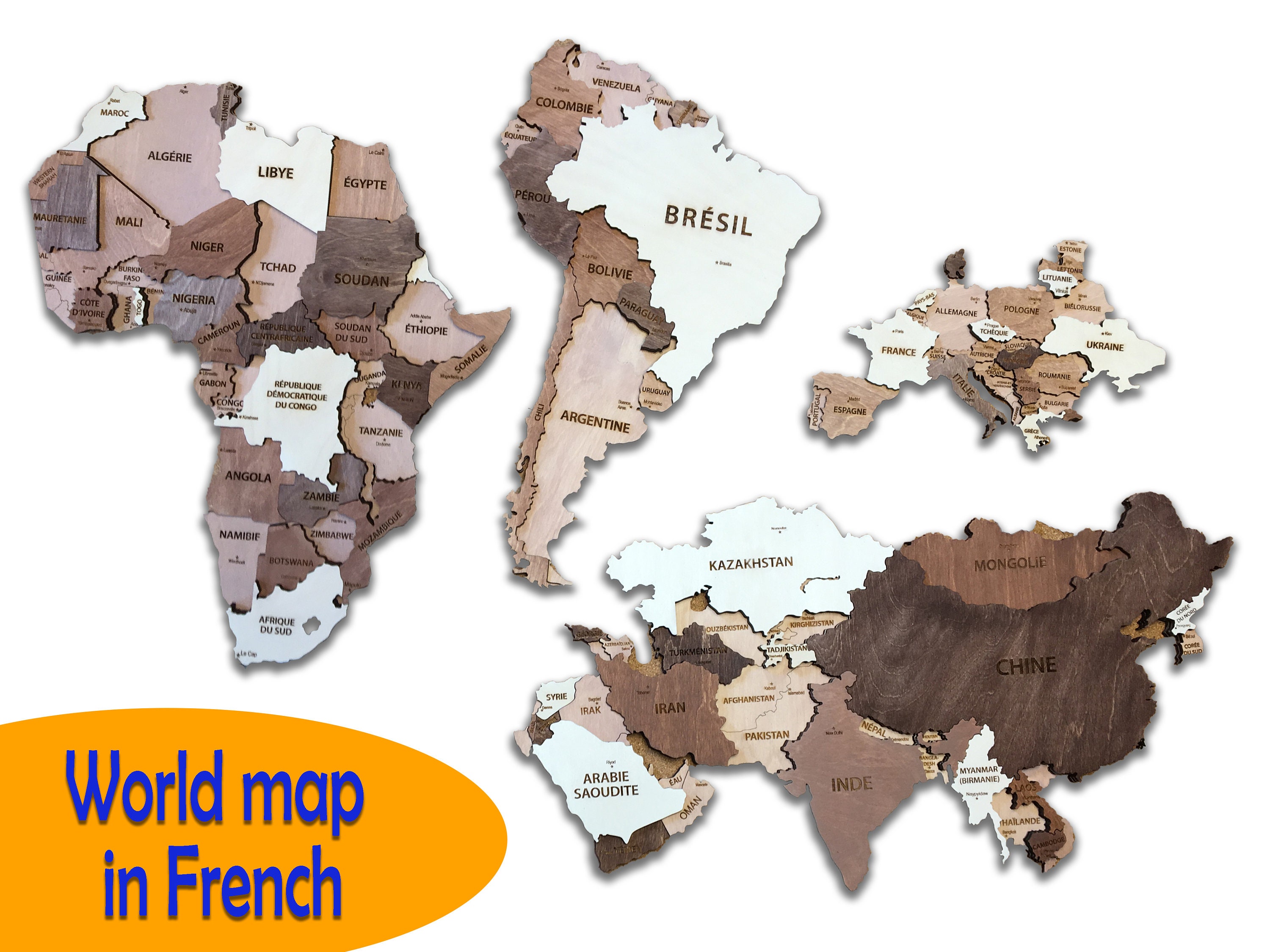 Custom Maps Regional Map Country Map Personalized Map - Etsy