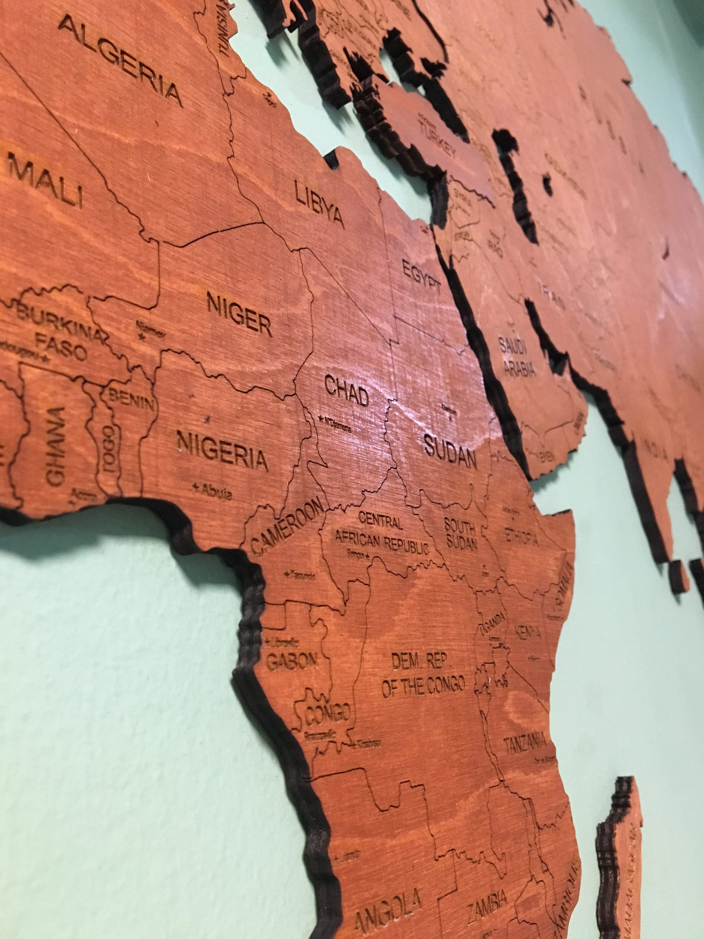 Paintable 3d World Map