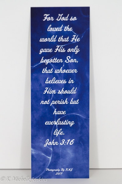 John 3:16 Bookmark Dogwood Scripture Bible Christian | Etsy