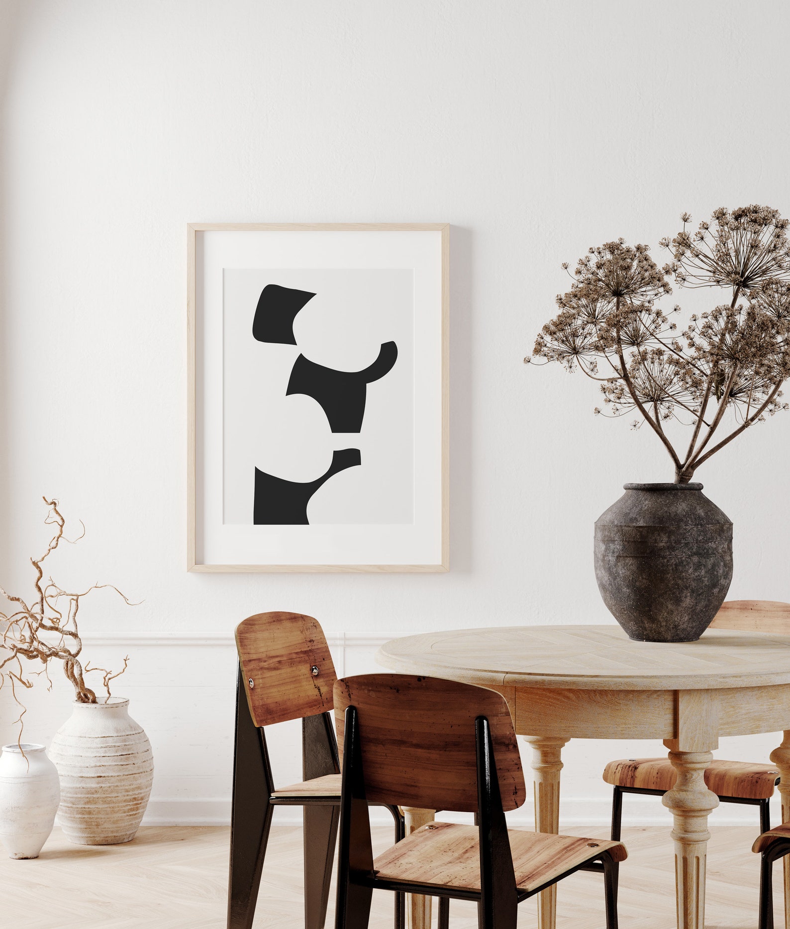 Black and White Printable Wall Art Poster Modern Aesthetic Artwork ...