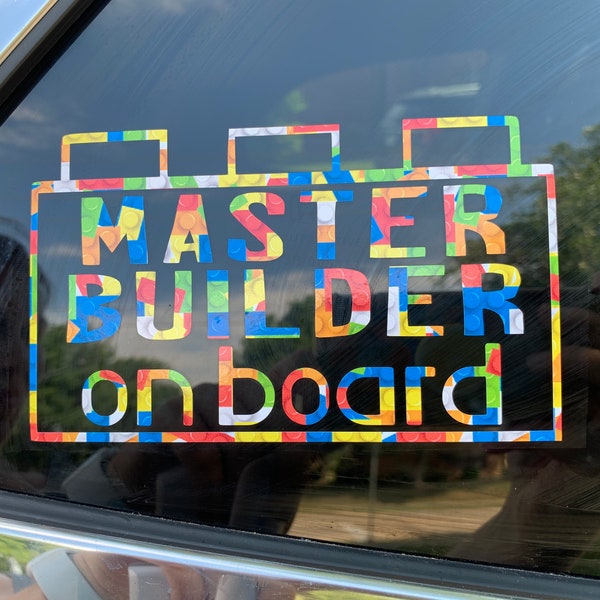 Legos Car Decal - Etsy