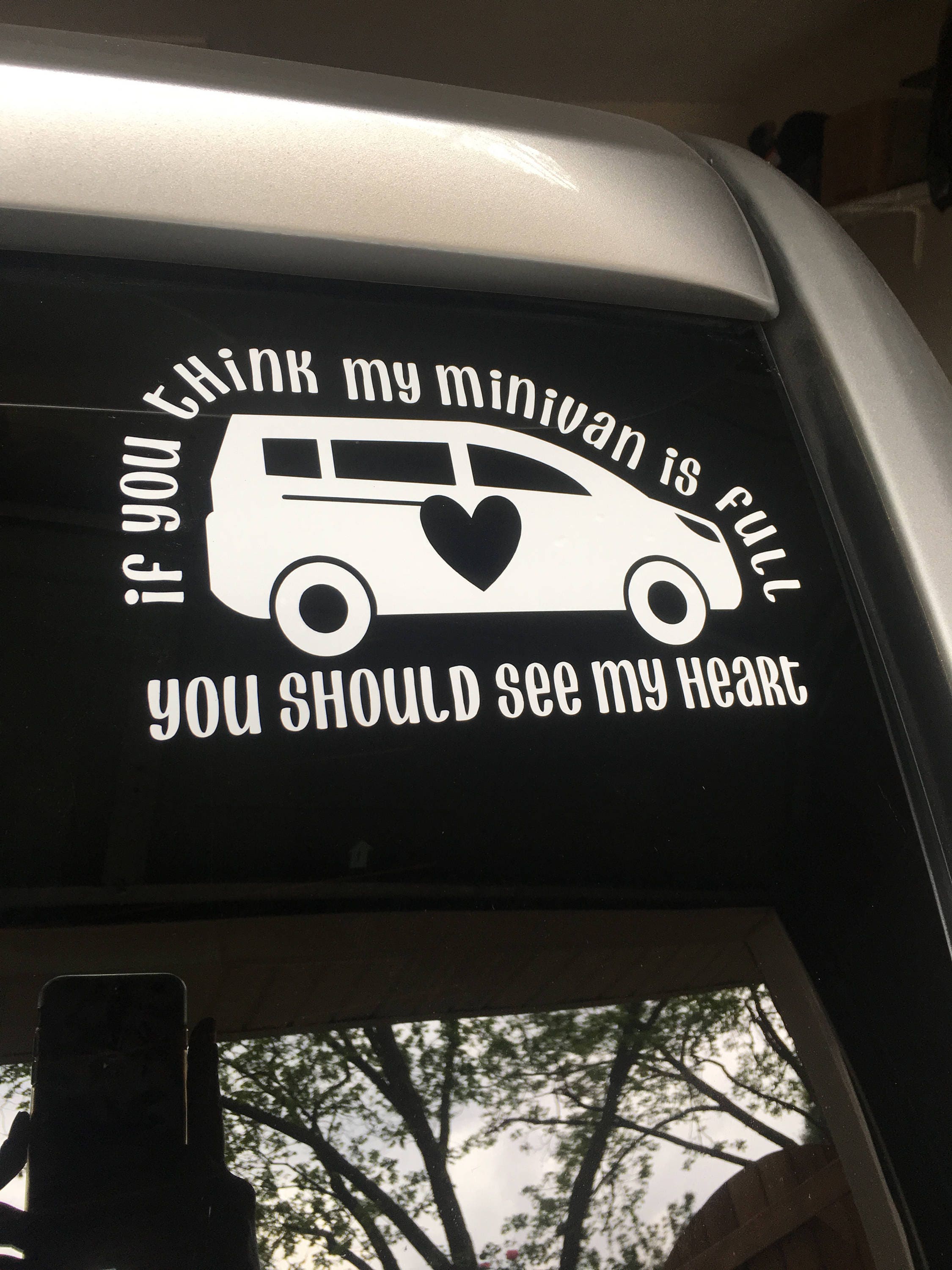 Minivan Car Decal - Etsy