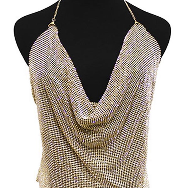 Rhinestone Crop Top - Etsy