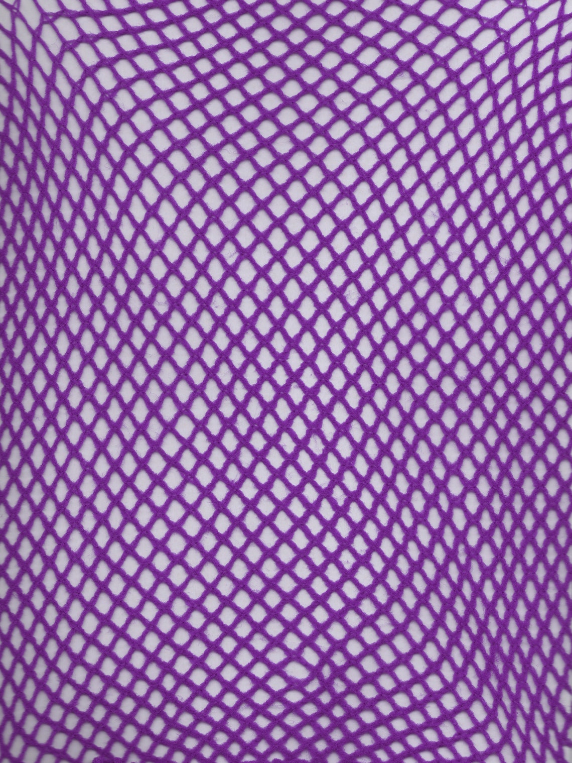 Purple Fishnet Pantyhose One Size | Etsy