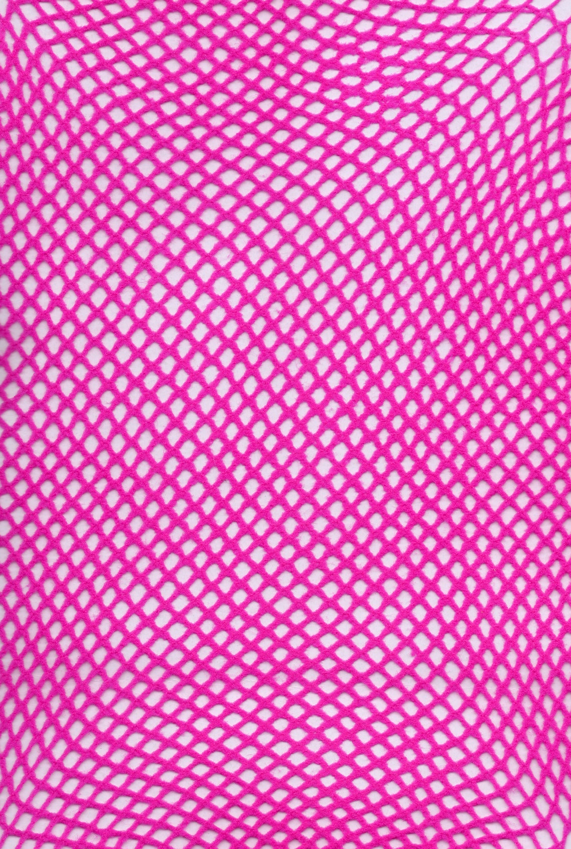 Hot Pink Fishnet Pantyhose One Size | Etsy