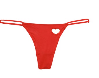 Heart Thong - Etsy