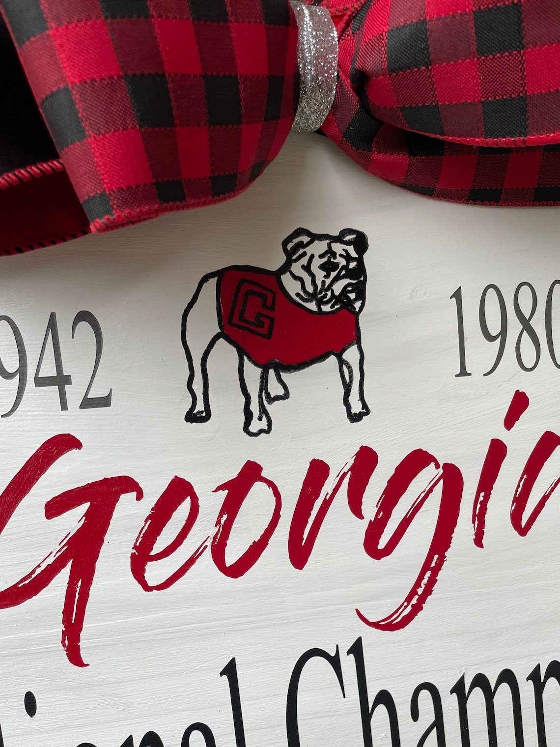Georgia Natty Wall Sign - Etsy