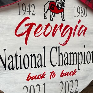 Georgia Natty Wall Sign - Etsy