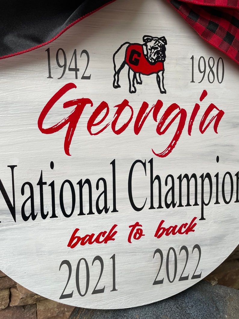 Georgia Natty Wall Sign - Etsy