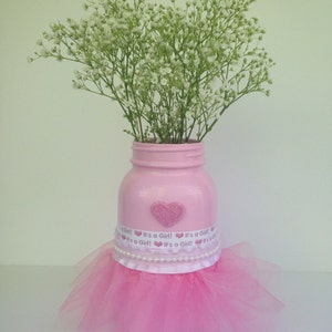 Its a Girl Mason Jar - Etsy