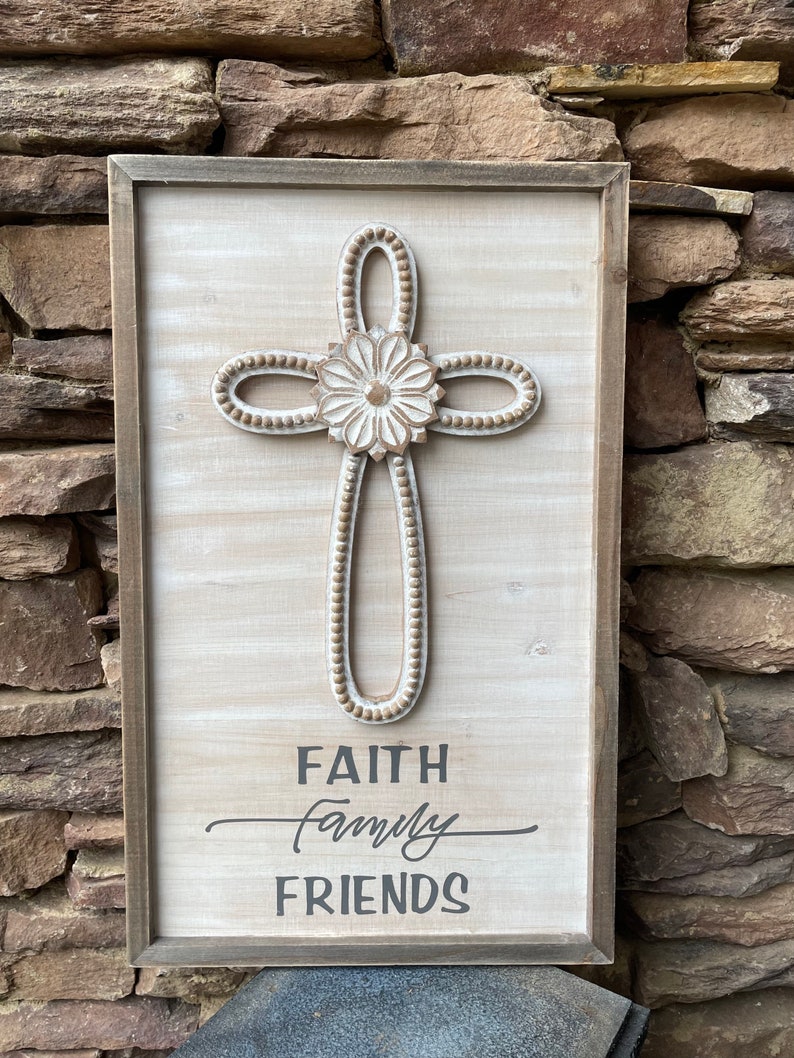 Faith Family Friends Sign - Etsy