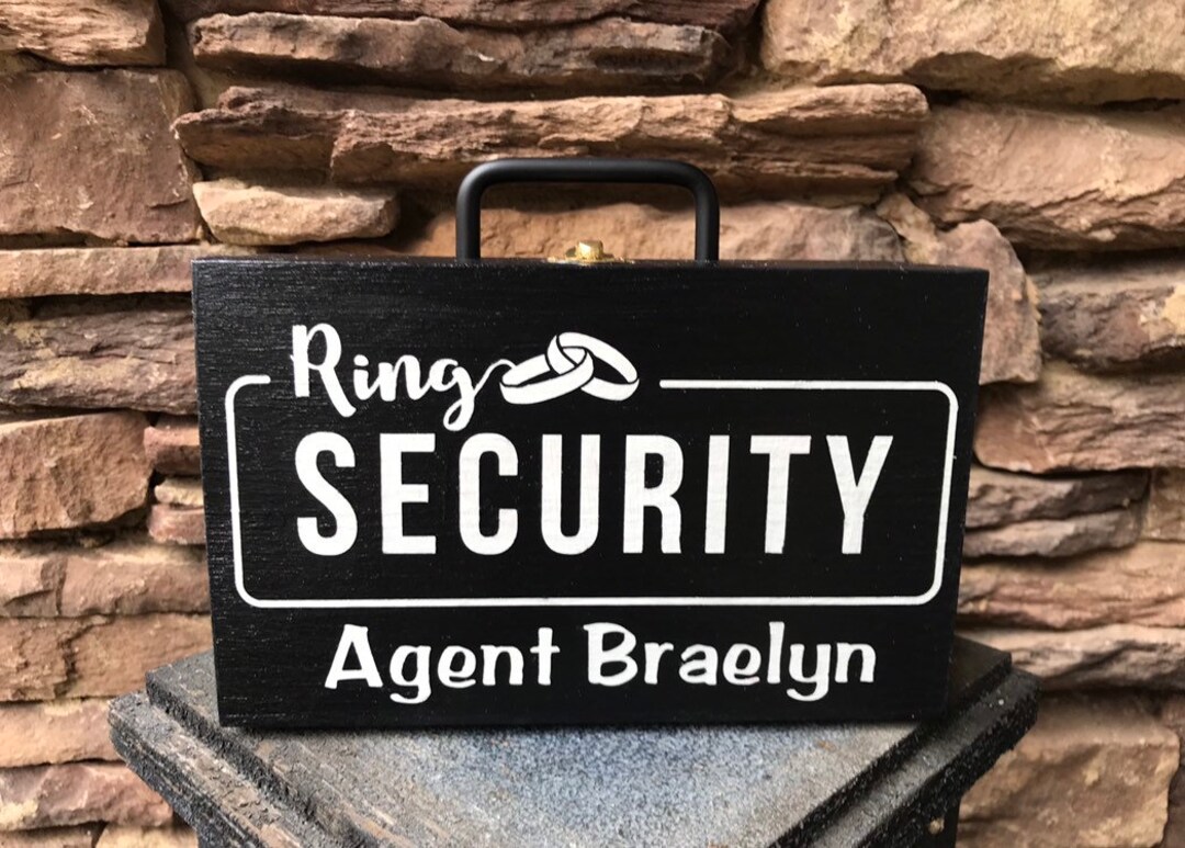 Ring Security Ring Bearer Case - Etsy