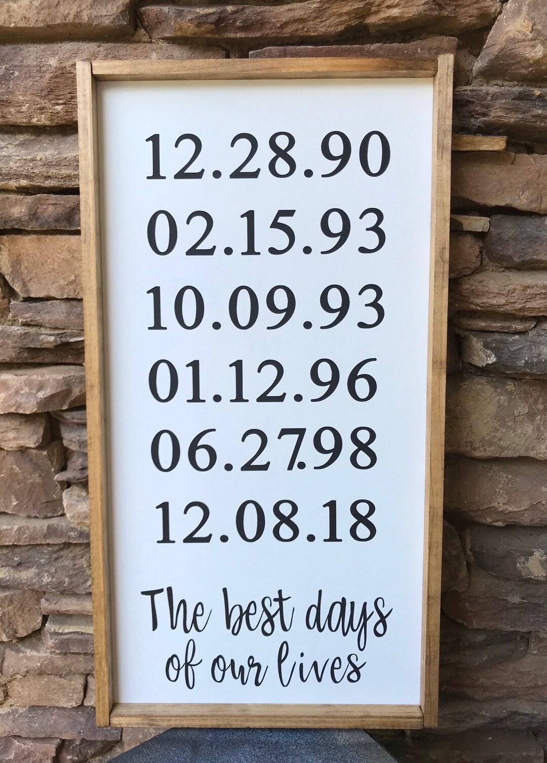 Best Days of Our Lives Sign - Etsy