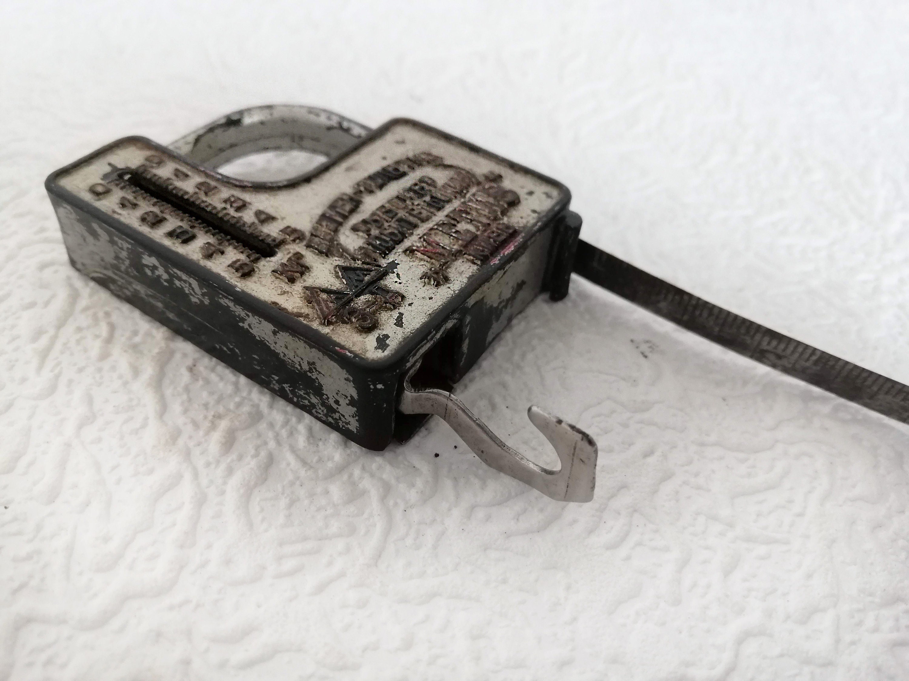 RARE Miniature Fishing Scale and Measure Tape for Fish Measuring ...