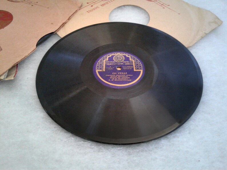 Old Rare Vinyl 78rpm Collectible Music Record 50s Yurieva - Etsy