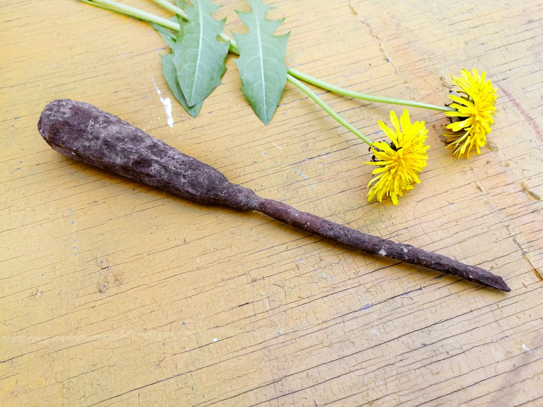 Antique Rusty Metal Screwdriver as Decor Steampunk Supply Rusted Iron ...