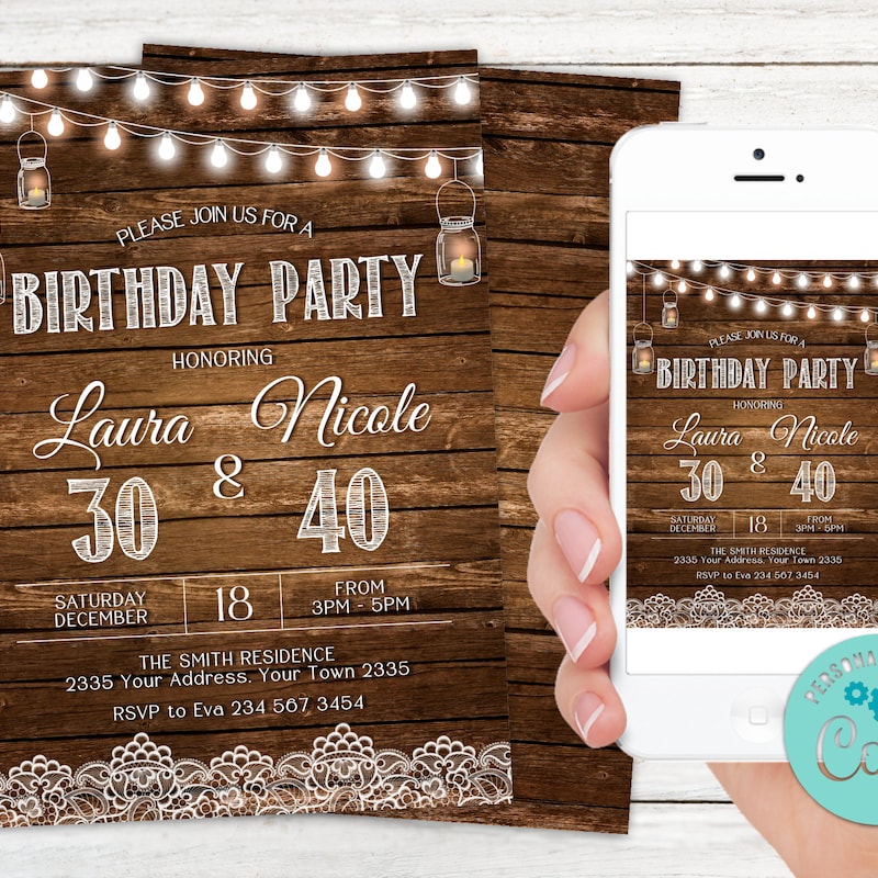 Joint Birthday - Etsy
