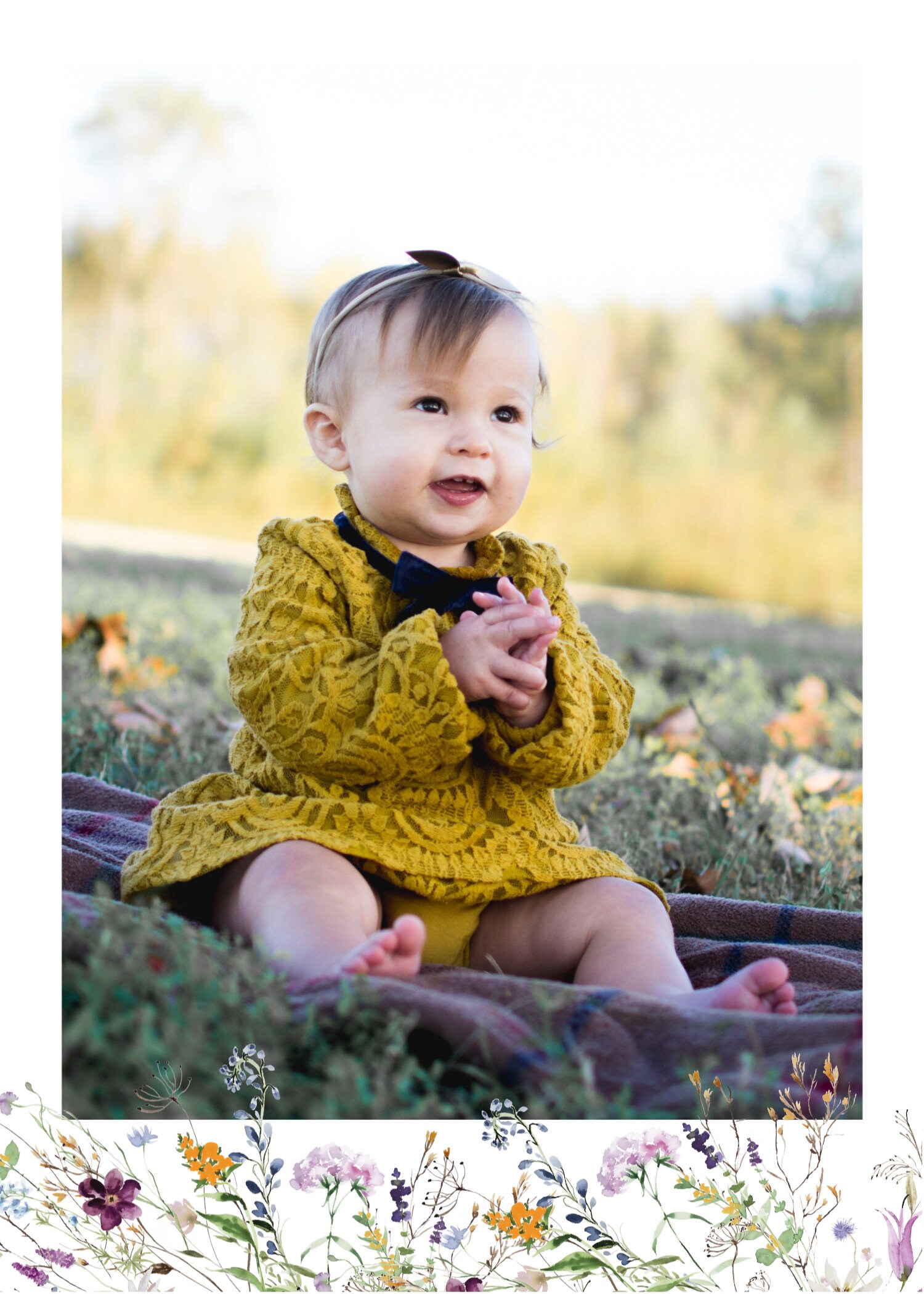 Editable Wildflower Birthday Invitation. Wildflower First | Etsy