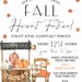 Editable Fall Harvest Party Invitation. Fall Festival - Etsy