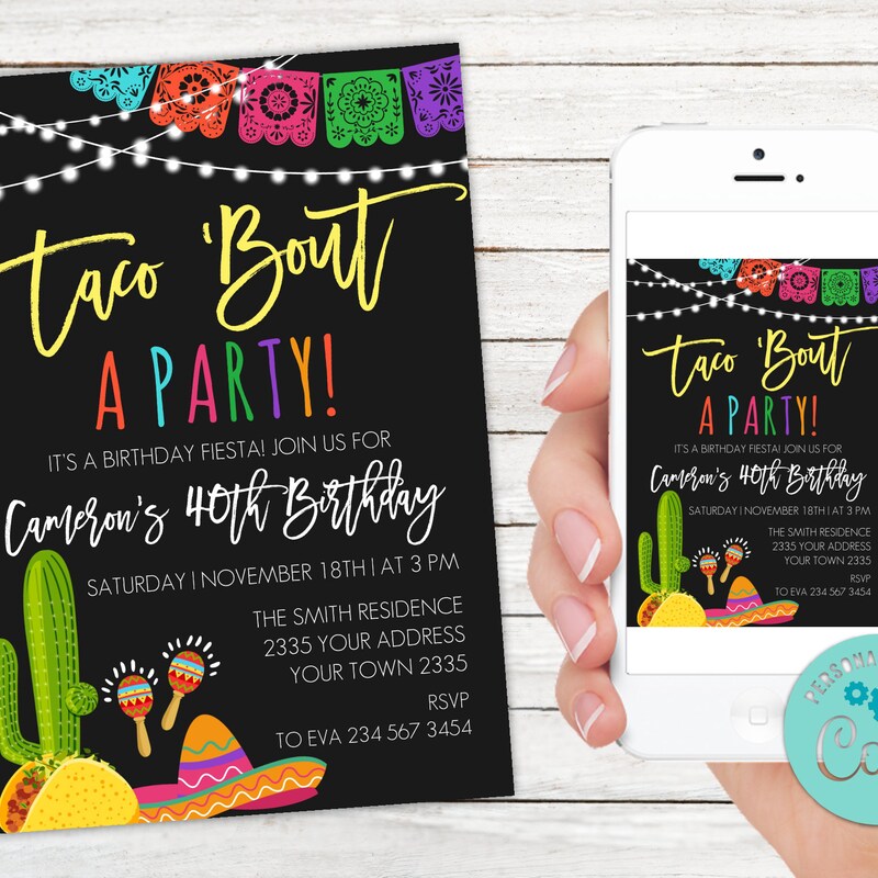 Taco Bout a Party - Etsy