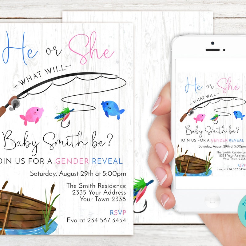 Gender Reveal Fishing - Etsy
