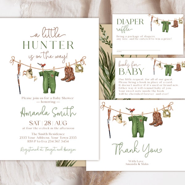 Baby Hunter Boy Shower Themes - Etsy