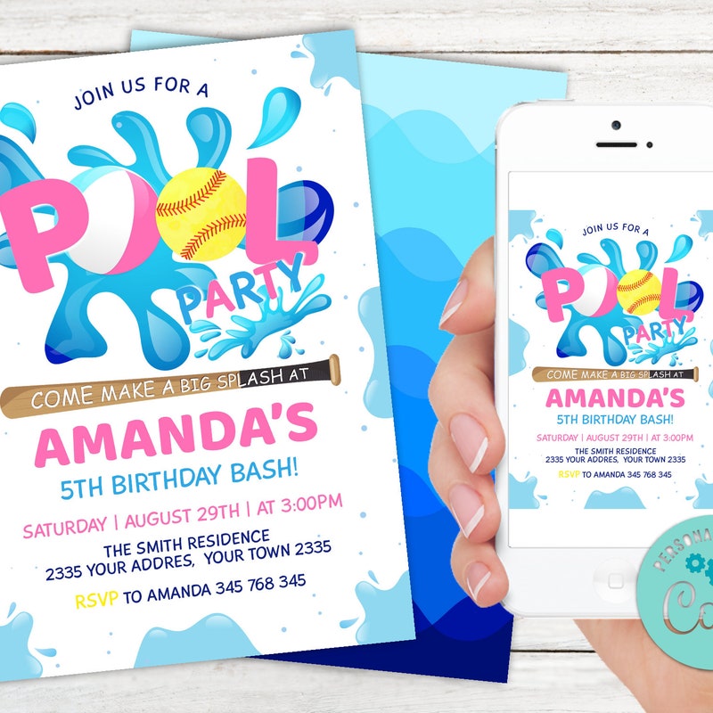 Softball Party - Etsy