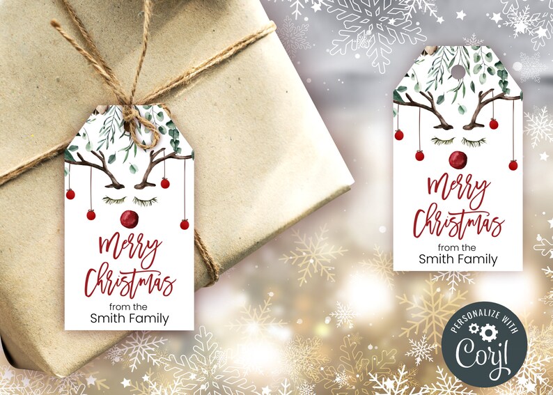 Editable Magic Reindeer Food Tags. Reindeer Food Tags. - Etsy