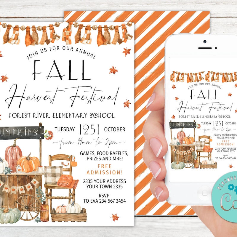 Fall Invitations - Etsy