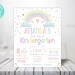 Editable Rainbow First Day of Kindergarten Sign. Rainbow 1st Day of ...