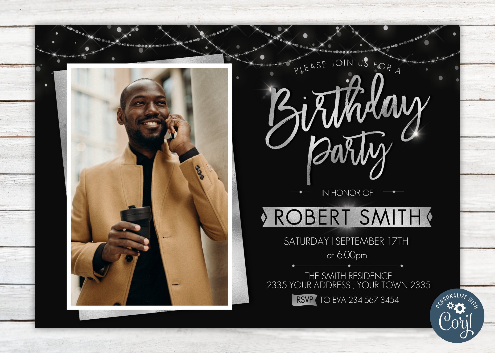 Adult Birthday Party Invitations