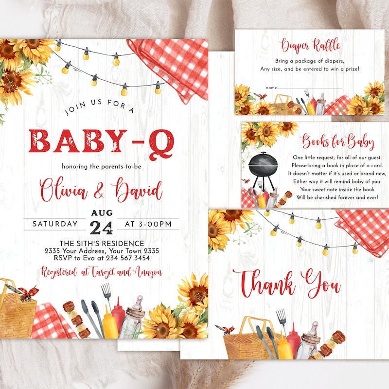 Baby Q Shower - Etsy