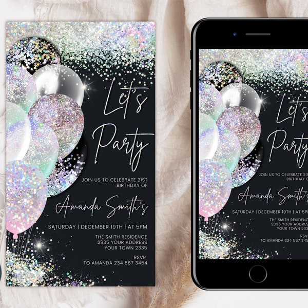 Editable Royal Birthday Party Invitation. Royal Celebration Invite ...