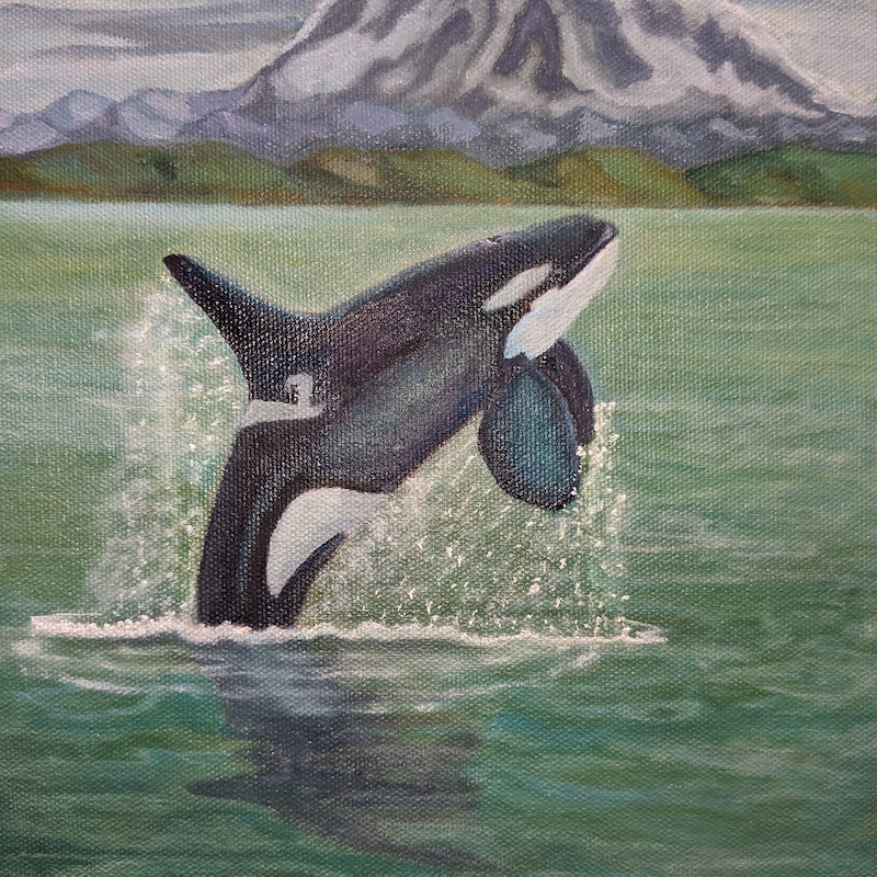 Killer Whale Art - Etsy