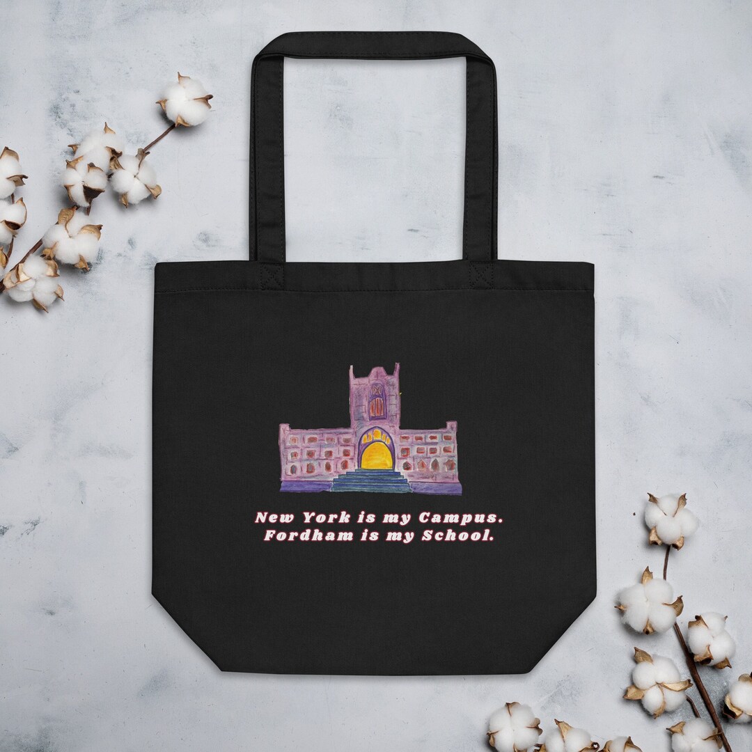 Fordham University Eco Tote Bag | Keating Hall Organic Cotton Bag | New ...