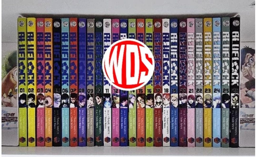 Anime Comic Manga Blue Lock Volume 1-28 english Version - Etsy