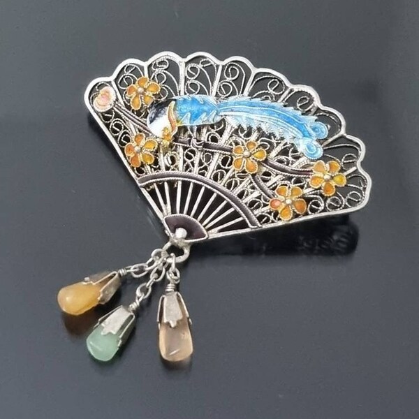 Chinese Brooch 1900 - Etsy