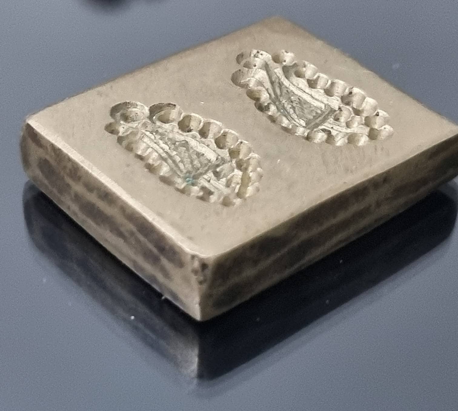 Jewellery Signed Mold/mould Double Filigree Design Hand Engraved ...